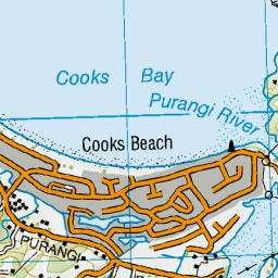 Cooks Beach, Waikato - NZ Topo Map