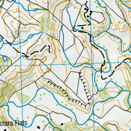 Totara Flats, Wellington - NZ Topo Map