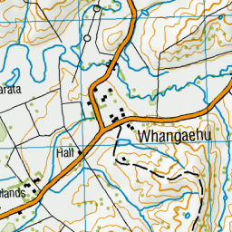 Whangaehu River, Wellington - NZ Topo Map