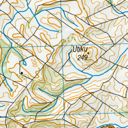 Utiku, Manawatu-Wanganui - NZ Topo Map