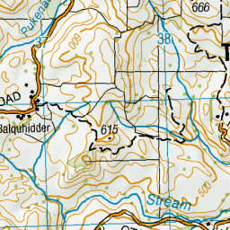 Balquhidder, Manawatu-Wanganui - NZ Topo Map