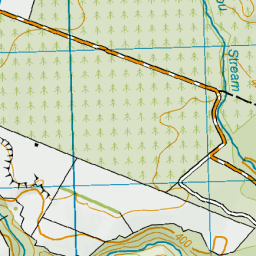 Awatapu Stream, Waikato - NZ Topo Map