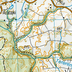 Arataki, Waikato - NZ Topo Map