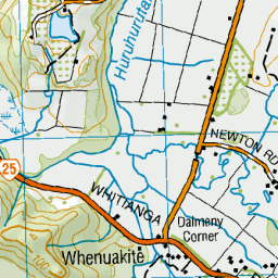 Dalmeny Corner, Waikato - NZ Topo Map