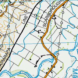 Parinui, Manawatu-Wanganui - NZ Topo Map
