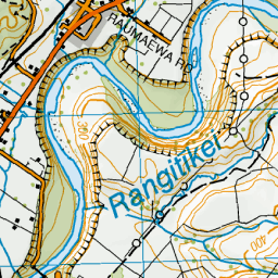Rangitikei River, Manawatu-Wanganui - NZ Topo Map