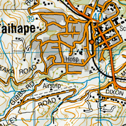 Taihape, Manawatu-Wanganui - NZ Topo Map