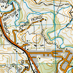 Hautapu, Manawatu-Wanganui - NZ Topo Map