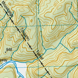 Moawhango-Tongariro Tunnel, Waikato - NZ Topo Map