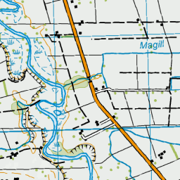Magill Stream, Waikato - NZ Topo Map