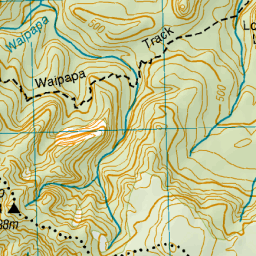 Waipapa Stream, Waikato - NZ Topo Map