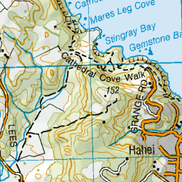 Hahei, Waikato - NZ Topo Map