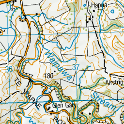Waipawa Stream, Wellington - NZ Topo Map