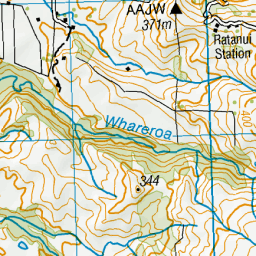 Ratanui Station, Manawatu-Wanganui - NZ Topo Map