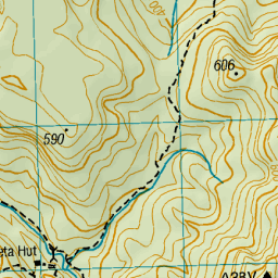 Waitawheta Hut, Waikato - NZ Topo Map