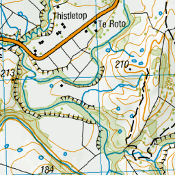 Thistletop, Wellington - NZ Topo Map