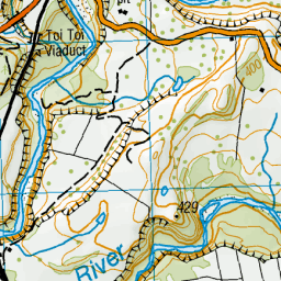 Toi Toi Viaduct, Manawatu-Wanganui - NZ Topo Map
