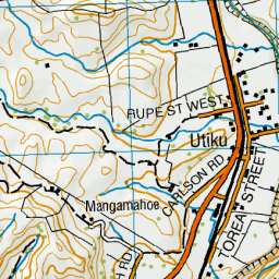 Utiku, Manawatu-Wanganui - NZ Topo Map