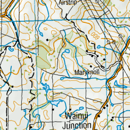 Wainui Junction, Manawatu-Wanganui - NZ Topo Map