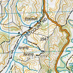 Estcourt, Manawatu-Wanganui - NZ Topo Map