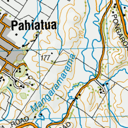 Pahiatua, Manawatu-Wanganui - NZ Topo Map