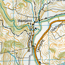Moawhango River, Manawatu-Wanganui - NZ Topo Map