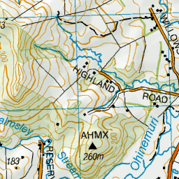 Ohinemuri River, Waikato - NZ Topo Map