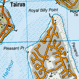 Pauanui Beach, Waikato - NZ Topo Map