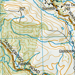 Burnside, Wellington - NZ Topo Map