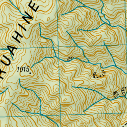 RUAHINE RANGE, Manawatu-Wanganui - NZ Topo Map