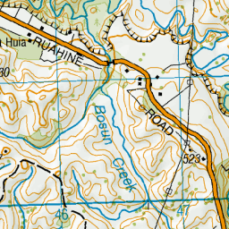Mount Huia, Manawatu-Wanganui - NZ Topo Map