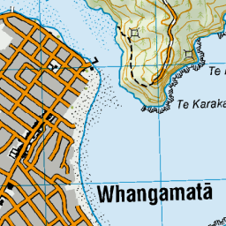 Whangamata, Waikato - NZ Topo Map