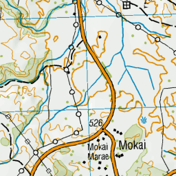 Mokai Marae, Waikato - NZ Topo Map