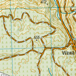 Wawa, Waikato - NZ Topo Map