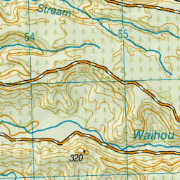 Waihou River, Waikato - NZ Topo Map