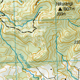 Hikurangi, Bay of Plenty - NZ Topo Map