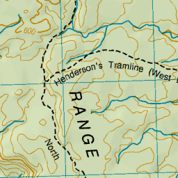 KAIMAI RANGE, Waikato - NZ Topo Map