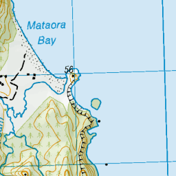 Mataora Bay, Waikato - NZ Topo Map