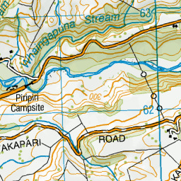 Pohangina Field Centre, Manawatu-Wanganui - NZ Topo Map