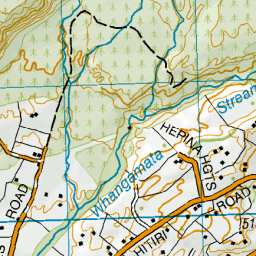 Whangamata Stream, Waikato - NZ Topo Map