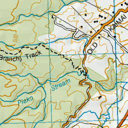 Piako Stream, Bay of Plenty - NZ Topo Map