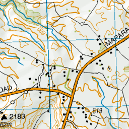 Tullamore, Waikato - NZ Topo Map