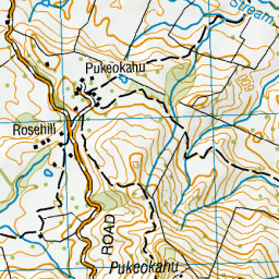 Pukeokahu, Manawatu-Wanganui - NZ Topo Map