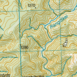 Rangitikei River, Manawatu-Wanganui - NZ Topo Map