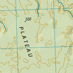 MAMAKU PLATEAU, Bay of Plenty - NZ Topo Map