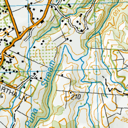 Te Puna Stream, Bay of Plenty - NZ Topo Map