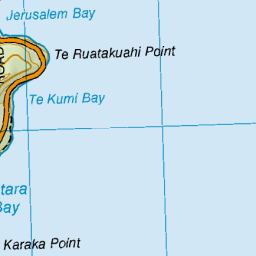 Jerusalem Bay, Waikato - NZ Topo Map