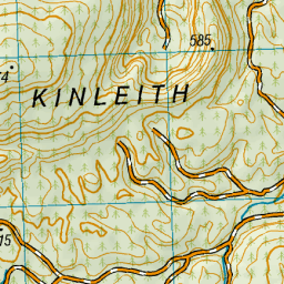 KINLEITH FOREST, Waikato - NZ Topo Map