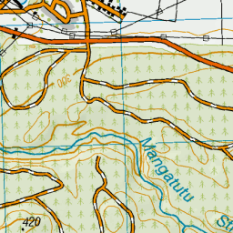 Atiamuri, Waikato - NZ Topo Map