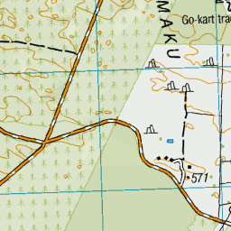MAMAKU PLATEAU, Waikato - NZ Topo Map
